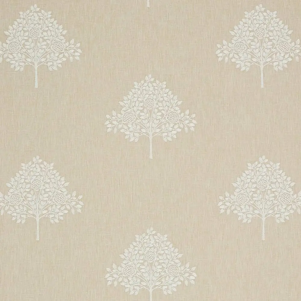 Shop Marigold Tree Embroidery, Chalk Roman Blinds UK