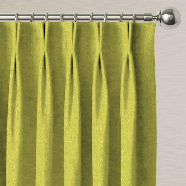 Shop Purely Linen, Chartreuse Made To Measure Curtains UK